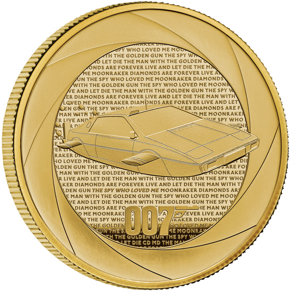 2023 Bond Films of the 1970s - 1/4 oz 999.9 Gold Proof Coin – Allgold Coins