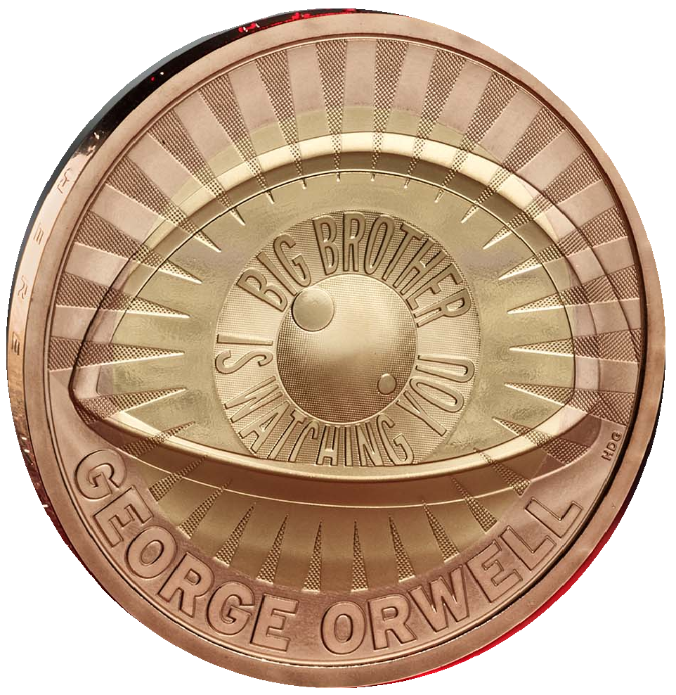 2025 King Charles III 'George Orwell' £2 Gold Proof Coin - LAST ONE - – Allgold Coins