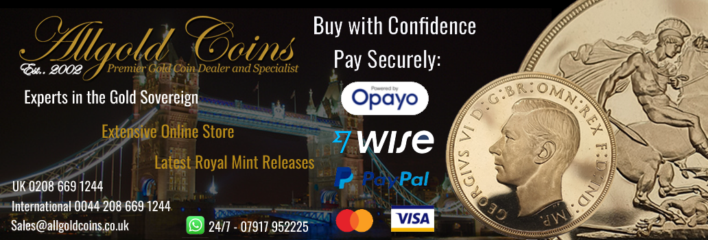 Allgold Coins Sovereigns, Bars, World Coins, Modern Proof Coins