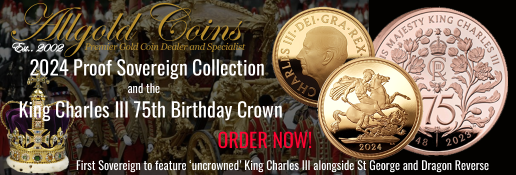 Allgold Coins Sovereigns, Bars, World Coins, Modern Proof Coins