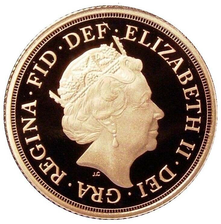 2015 Queen Elizabeth II 5 Coin 5th Head JODY CLARK Gold Proof Sovereig ...